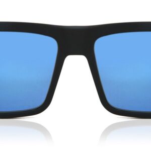 SPY Cyrus Matte Blk Happy Drk Gry Grn Polar w/Drk Blue Mirror