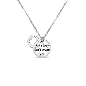 kuiyai na necklace my story isn’t over yet necklace sobriety gift recovery na narcotics anonymous birthday gift na necklace (na necklace)