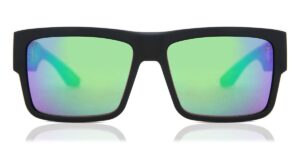 cyrus soft matte blk happy brnz polar w/green spectra mirror