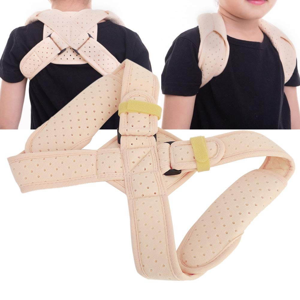 Clavicle Support, Clavicle Brace & Posture Corrector, Kids Back Brace Shoulder Belt for Injuries & Fractures and Shoulder Support Strap for Upper Back Straightening