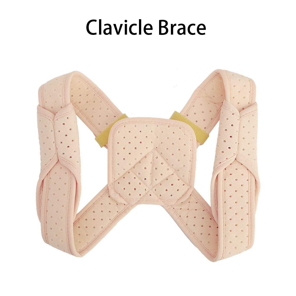 Clavicle Support, Clavicle Brace & Posture Corrector, Kids Back Brace Shoulder Belt for Injuries & Fractures and Shoulder Support Strap for Upper Back Straightening