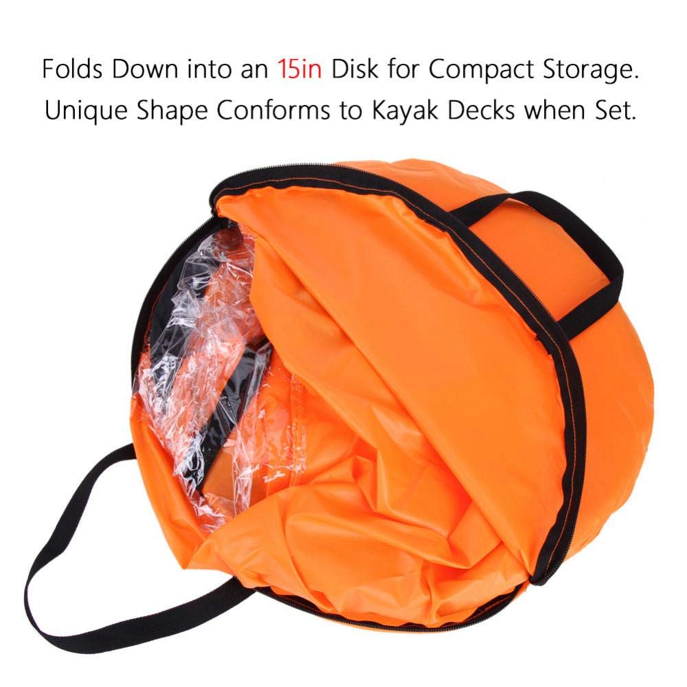 Kayak Sails Paddle,kayak Wind Sail Foldable Kayak Sail Downwind Wind Sail Kit Rowing Boat Sail with Clear Window and Storage Bag Kayak Accessories for Inflatable Boats Kayaks Canoes