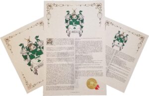 mr sweets artiss - coat of arms, crest & history 3 print combo - surname origin: english england