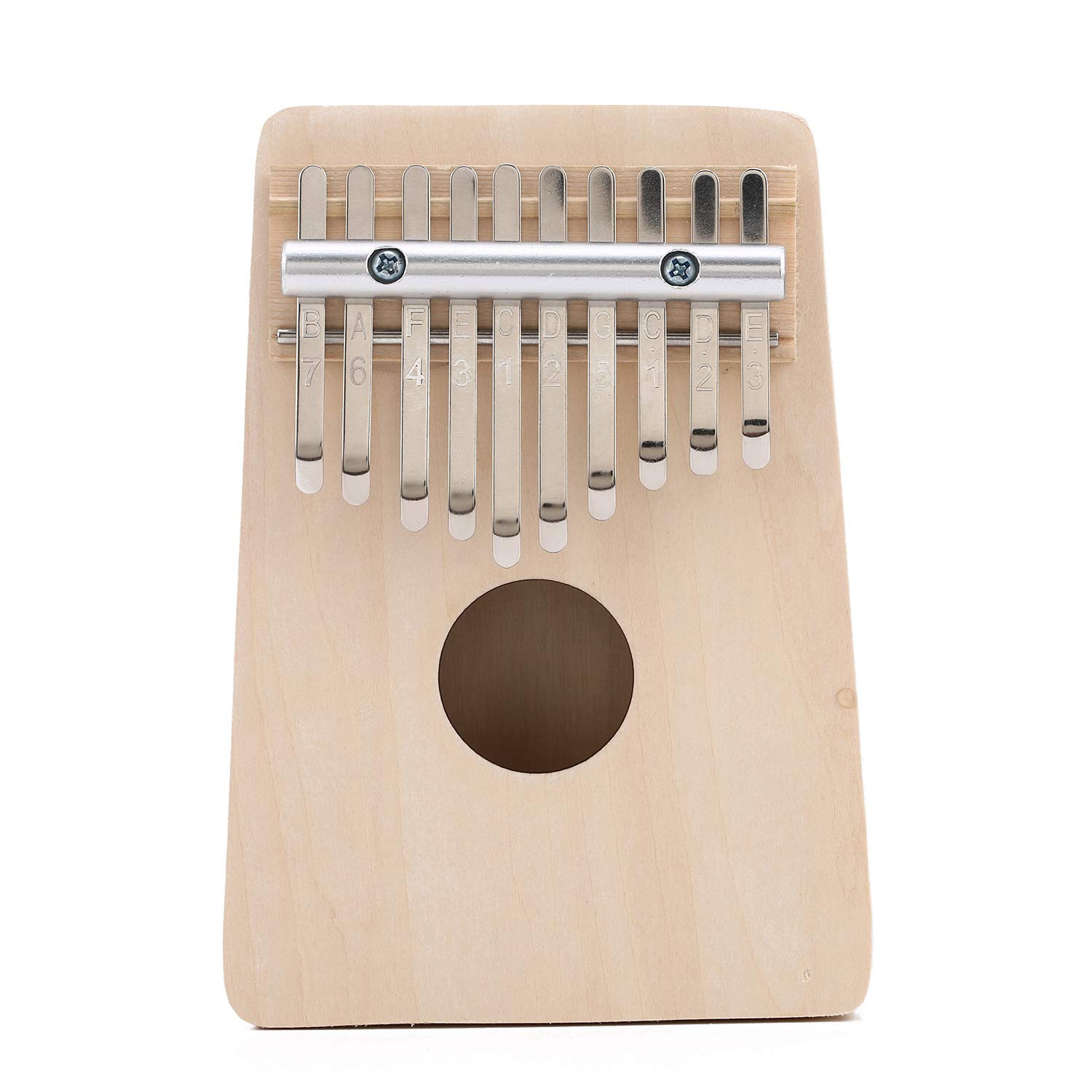 DIY 10 Keys Kalimba Thumb Piano - Make Your Own Kalimba Look, Wooden Small Kalimba for Birthday Gift Adult Kids Students Beginners