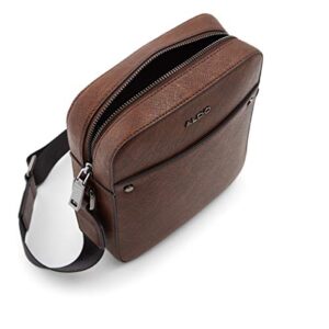 ALDO Men's Poani Crossbody Bag, Dark Brown