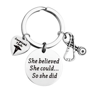 bleouk surgical tech gift she believed she could so she did surgical tech inspirational gift (surgical tech)