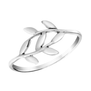 aeravida beautiful olive branch .925 sterling silver wrap around ring (7)