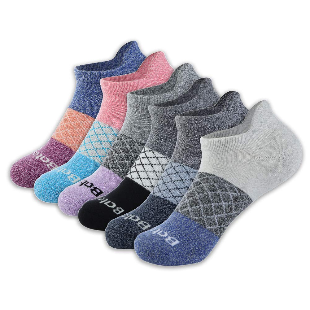 bataidis Women's Casual Ankle Socks Low Cut Athletic Socks 6 pairs (US, Alpha, Medium, Regular, Regular, Color2)