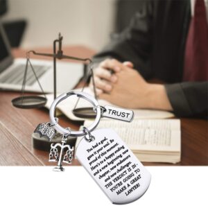 WSNANG New Lawyer Gift Lawyer Graduation Gift Law School Graduation Gift for Attorney Law Students (silver)