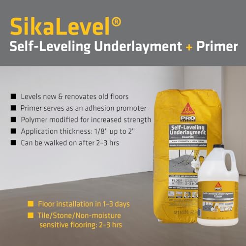 SIKA Corporation 517003 1 Gallon White Sikalevel Self-Leveling Underlayment Primer