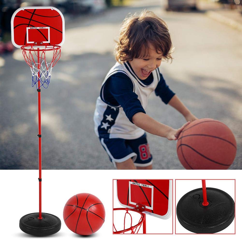 Basketball Backboard and Hoop, Kids Basketball Hoop Set, Portable Basketball Hoop and Stand Backboard Hoop Basketball Net with Pump