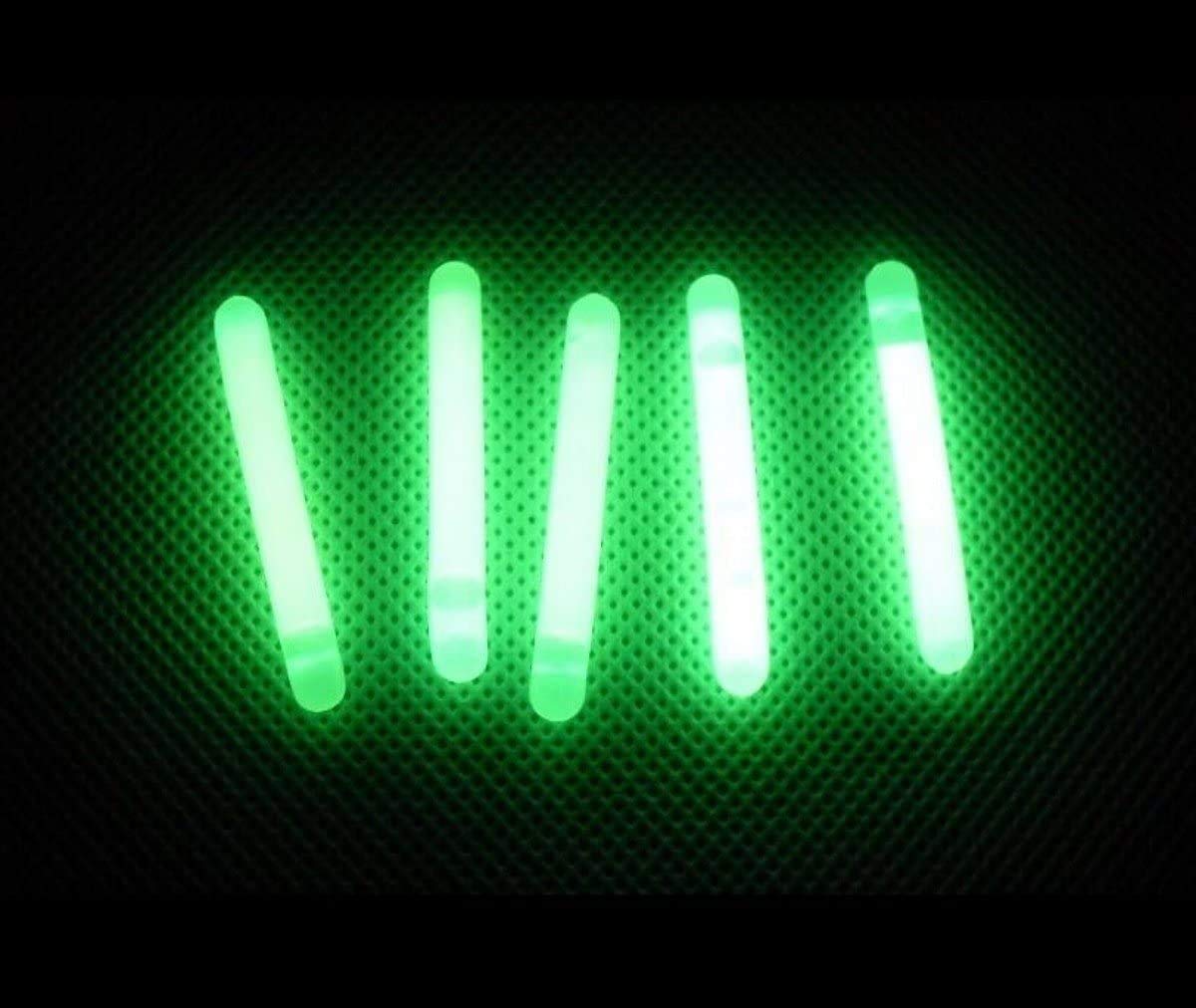 Brccee AC 250 Pieces (50bags) 4.537mm Float Glow Stick Night Fishing Green Fluorescent Light