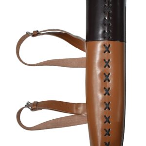 UNIVERSE ARCHERY Arrow Quiver | Genuine Cowhide Leather Arrow Holder | Traditional Handmade Quiver for Hunting & Archery Sports | Lightweight & Comfortable | Brown