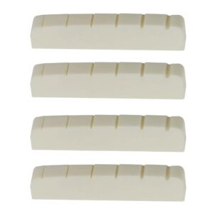 4pcs 43mm beige buffalo bone nut for les paul sg es electric guitar