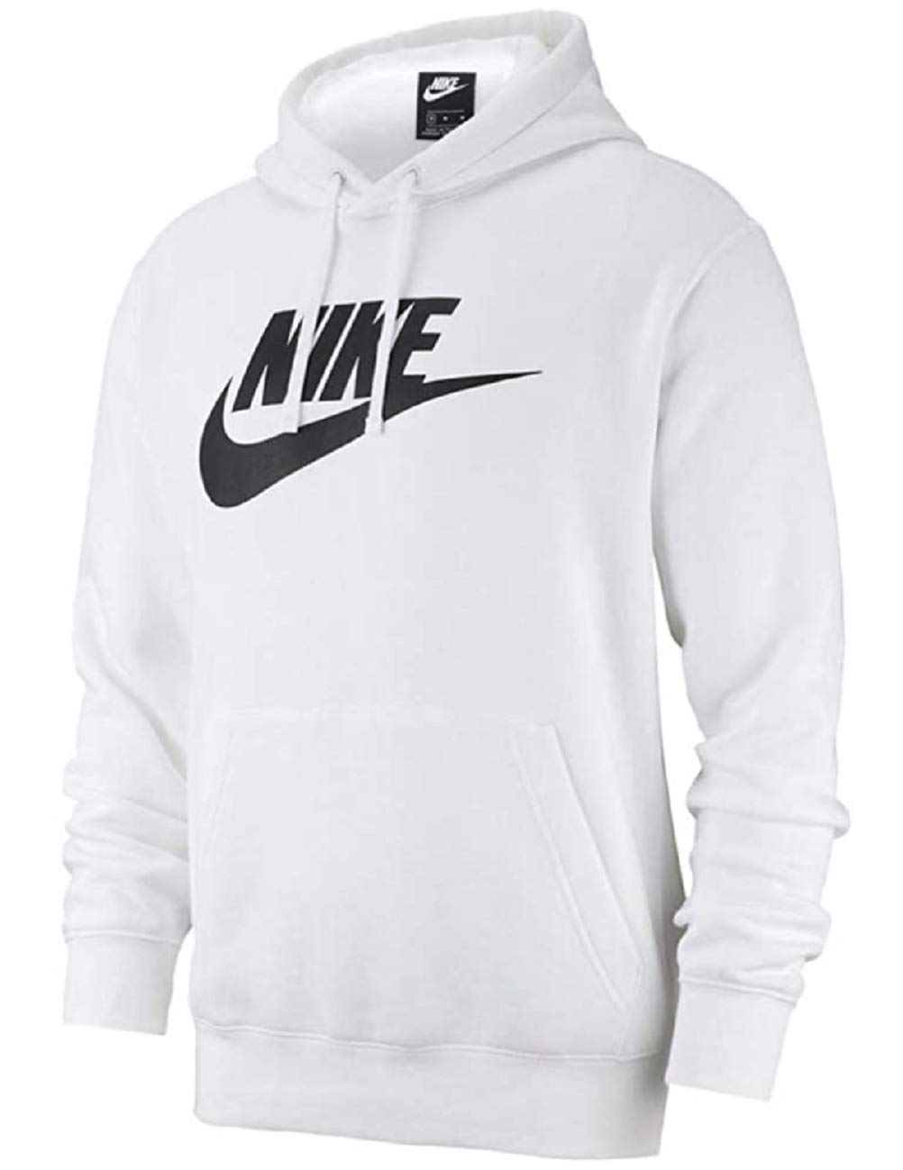 Nike Men's Sportswear Club Fleece Hoodie White XL