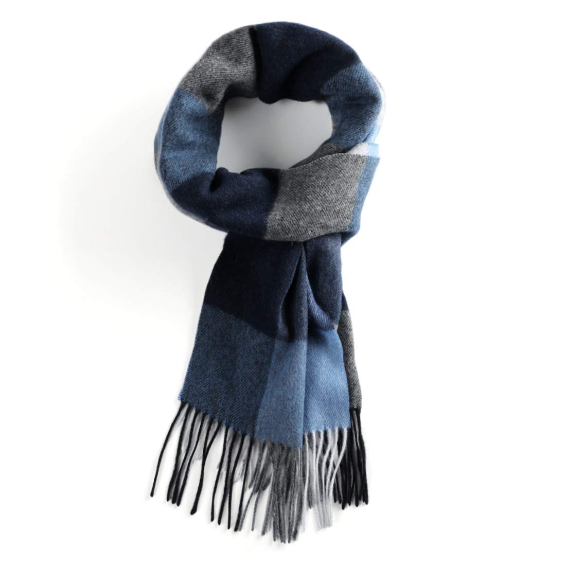 TITAKING Unisex 100% Wool Cashmere Scarf for Men Women Warm Winter Scarves