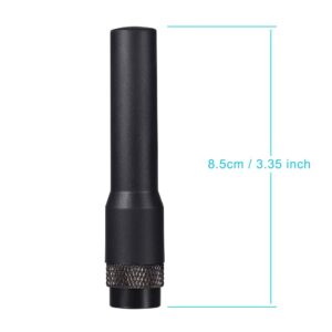 Bingfu Dual Band VHF UHF 136-174MHz 400-470MHz Ham Radio Antenna Handheld Two Way Radio SMA Male Soft Antenna 2-Pack for Icom Yaesu Vertex Ham Radio Walkie Talkie Standard Horizon Marine VHF Radio