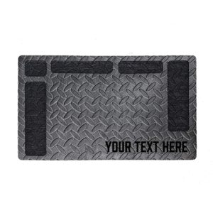 customizable gun mat - gun cleaning mat - eva foam 17 x 10.5'' - tactical take down mat