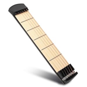 caredy portable portable guitar, durable lightweight 6 fret guitar, for guitar beginners for professional guitarist