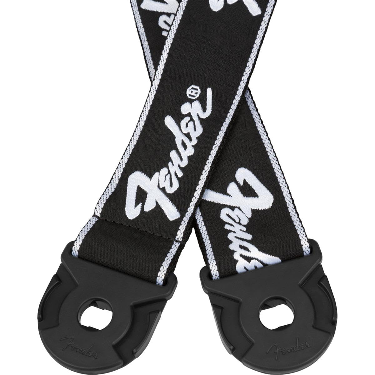 Fender Quickgrip Secure Guitar Strap, 2in, Running Logo