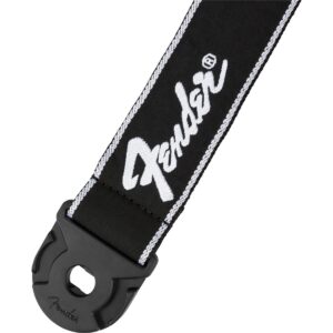 Fender Quickgrip Secure Guitar Strap, 2in, Running Logo