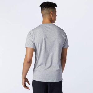 New Balance Men's Heather Tech Short Sleeve, Athletic Grey , Small