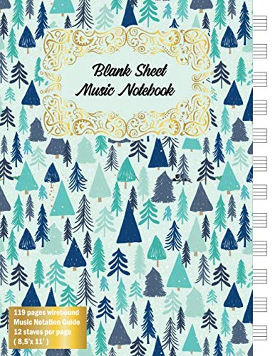 Music Composition Notebook: blank sheet music notebook for kids/Music Manuscript Paper / Staff Paper / Musicians Notebook [ Book Bound (Perfect ... (Composition Books - Music Manuscript Paper)