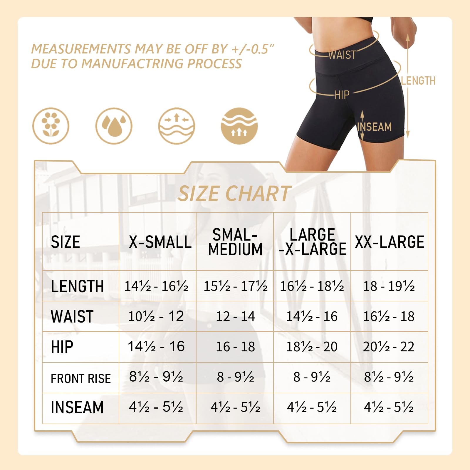 TNNZEET Biker Shorts for Women - 5''/3'' High Waisted Summer Tummy Control Workout Spandex Shorts for Gym Yoga Dance Swim