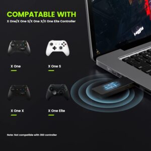 Cipon Wireless Adapter Compatible with Xbox One Controller for Windows 10/8.1/8/7