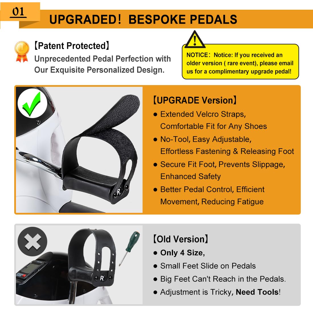 GOREDI Pedal Exerciser Stationary Under Desk Mini Exercise Bike - Peddler Exerciser with LCD Display, Foot Pedal Exerciser for Seniors,Arm/Leg Exercise