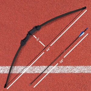 Keshes Archery Recurve Bow and Arrow Youthbow Set - 44" Beginner Breakdown Bows for Outdoor Practice – Longbow kit with Equipment for Youth and Kids