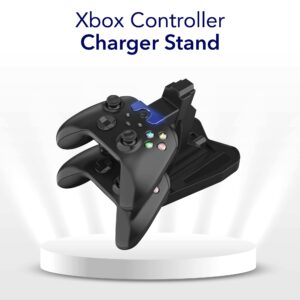 Charging Dock Stations Dual Xbox One Controller Charging Station - Wireless Fast Charging Dock with USB Cable & LED Indicator - Compatible with Xbox One S, X Controllers (Vertical)