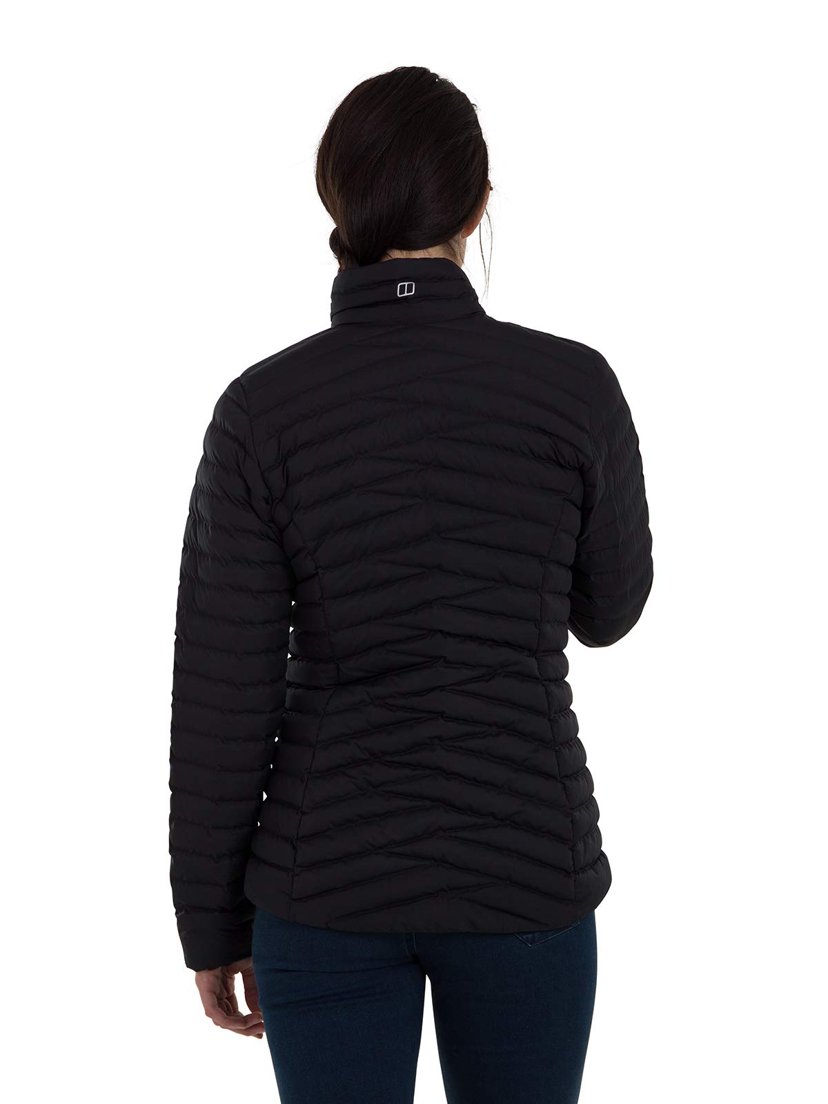 Berghaus Women's Standard Puffer Insulated Jacket Water Repellent Nula, Non-Hooded Jet Black