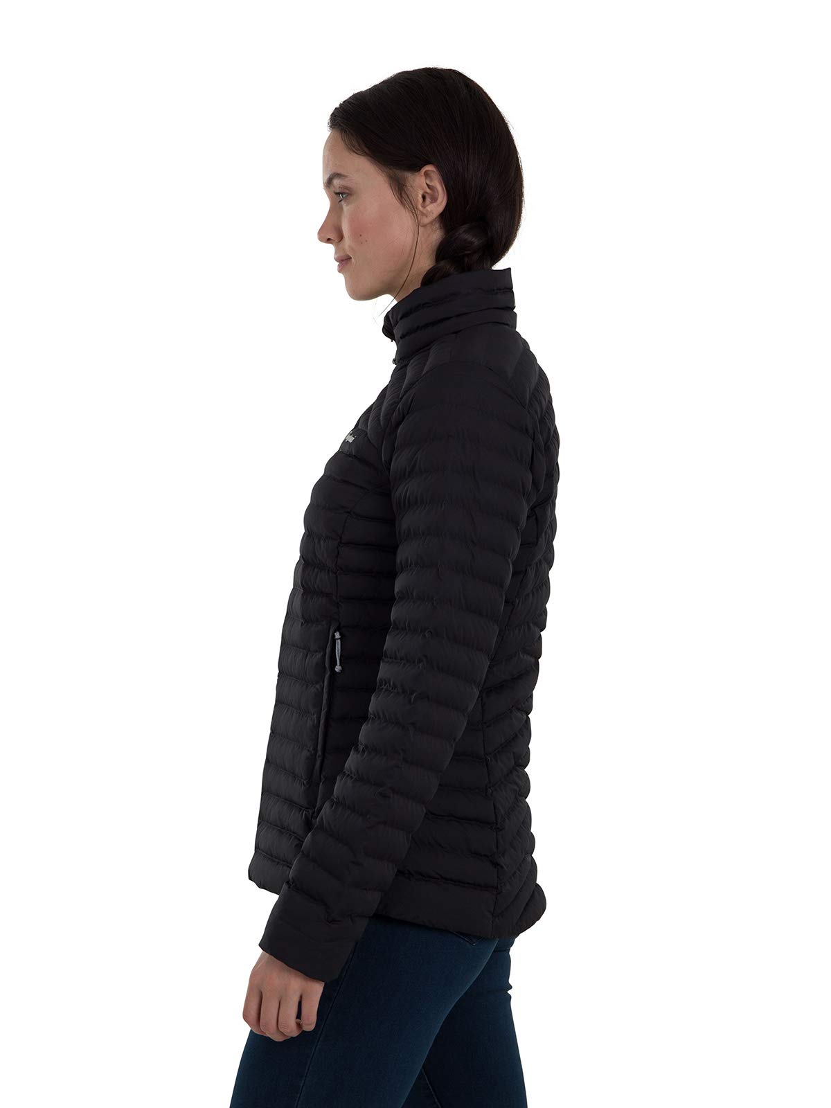 Berghaus Women's Standard Puffer Insulated Jacket Water Repellent Nula, Non-Hooded Jet Black