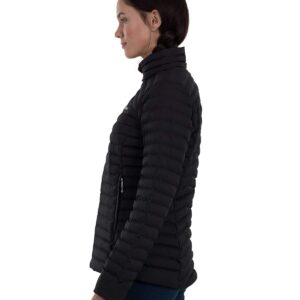 Berghaus Women's Standard Puffer Insulated Jacket Water Repellent Nula, Non-Hooded Jet Black