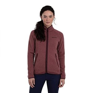 berghaus women's standard jacket fleece salair, wild ginger/sassafras