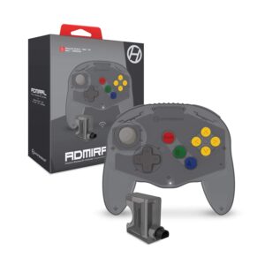 hyperkin "admiral" premium bt controller for n64 (space black) - nintendo 64