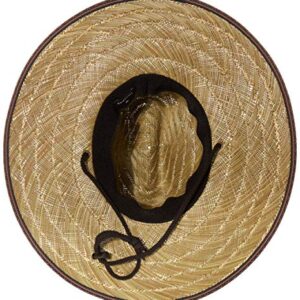 Quiksilver mens Dredged Protection Straw Lifeguard Sun Hat, India Ink Dredged, Large-X-Large US