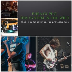 Phenyx Pro PTM-10 in Ear Monitor System in 900MHz Band Bundle with Compatible PTM-10 Bodypack Receiver