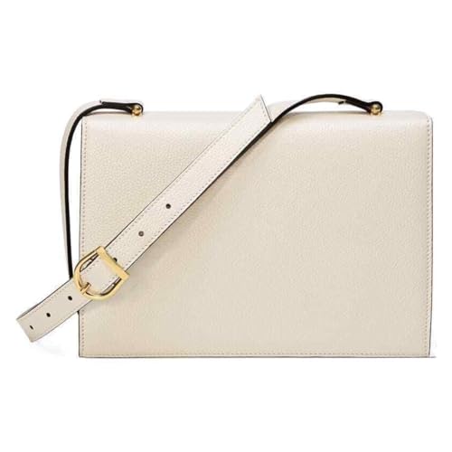 Gucci Mystic White Zumi Shoulder Bag Small Handbag Gold Strap Italy Authentic NW