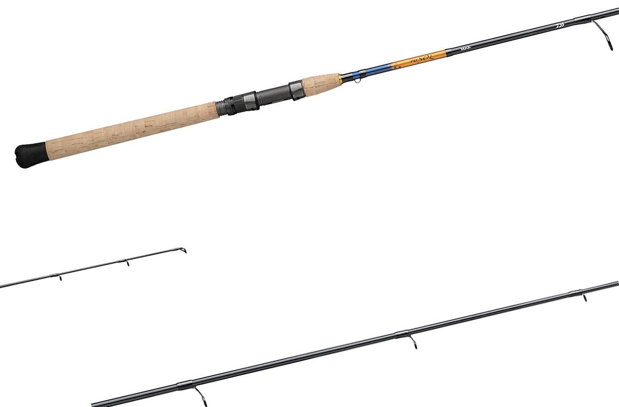 Daiwa TDSOL70MLFS Team Sol Inshore Rods, Sections= 1, Line Wt.= 8-17