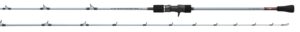 daiwa hsp66mb harrier slow pitch jigging series, sections= 1, line wt.= 30lb braid, lure weight= up to 250g