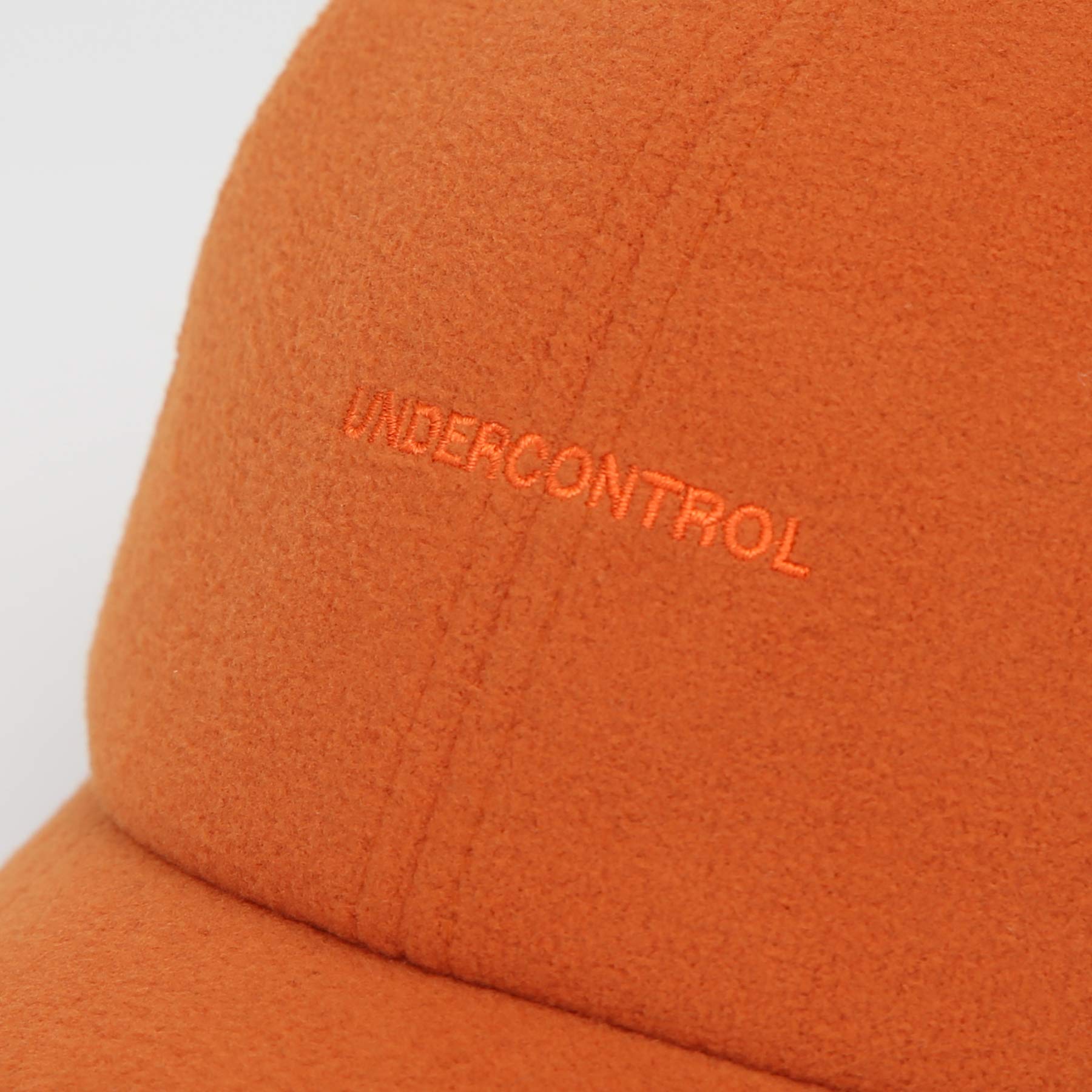 UNDERCONTROL Baseball Fleece Dad Hat Low Profile Embroidered Curved Visor Sports Adjustable Buckleback Trucker Cap Unisex (Orange)