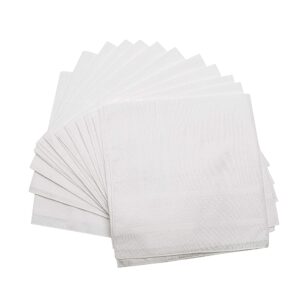 Causa Forcia Cotton Handkerchiefs for Men Thick Soft Turkish White Cotton, 12 Pack