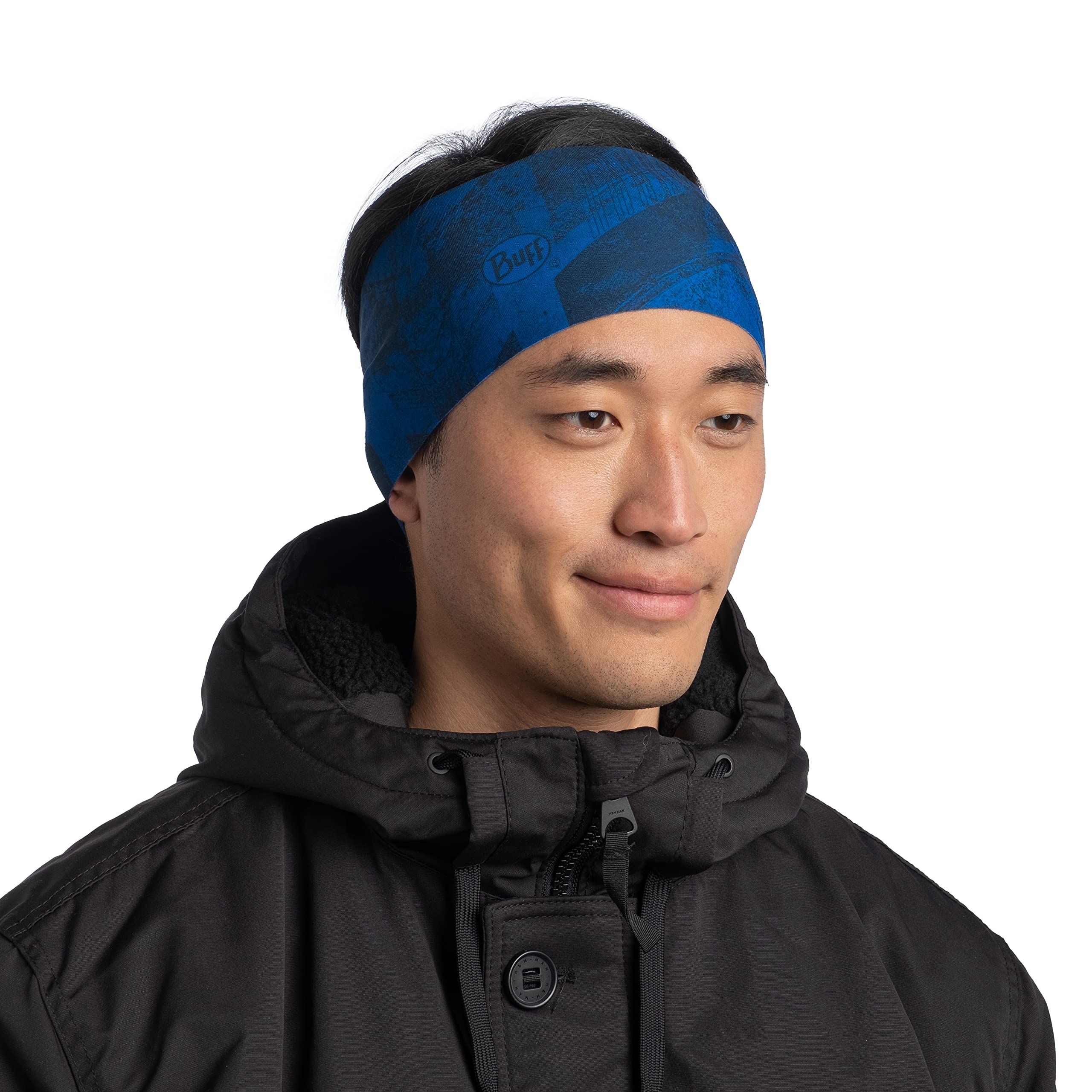 Buff Unisex's Concrete Blue Tech Polar Bandana, One Size