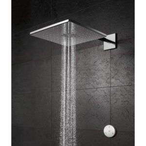 GROHE 26645000 Rainshower SmartConnect Showerhead with 2 Spray and Remote Control, Base Unit, Starlight Chrome