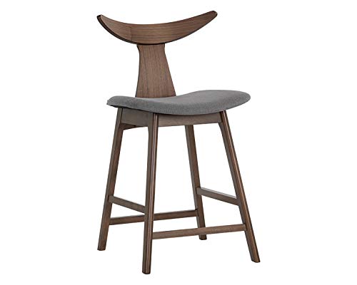 Sunpan Jaxton Counter Stool - Dark Grey