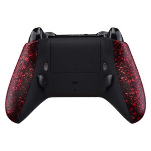 extremerate textured red lofty programable remap & trigger stop kit, upgrade boards & redesigned back shell & side rails & back buttons & trigger lock for xbox one s/x controller model 1708