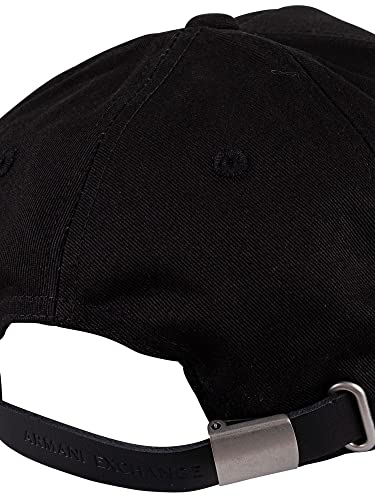 A | X ARMANI EXCHANGE Men's Baseball hat, Black & White, One Size