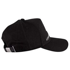 A | X ARMANI EXCHANGE Men's Baseball hat, Black & White, One Size